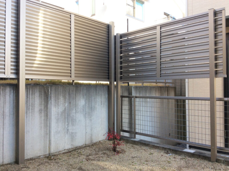 エクステリア施工事例 NO.2045135「目隠しフェンスでプライバシーを保護 -浜松市 M様邸-」静岡県のエクアライブ推奨店 株式会社 ...